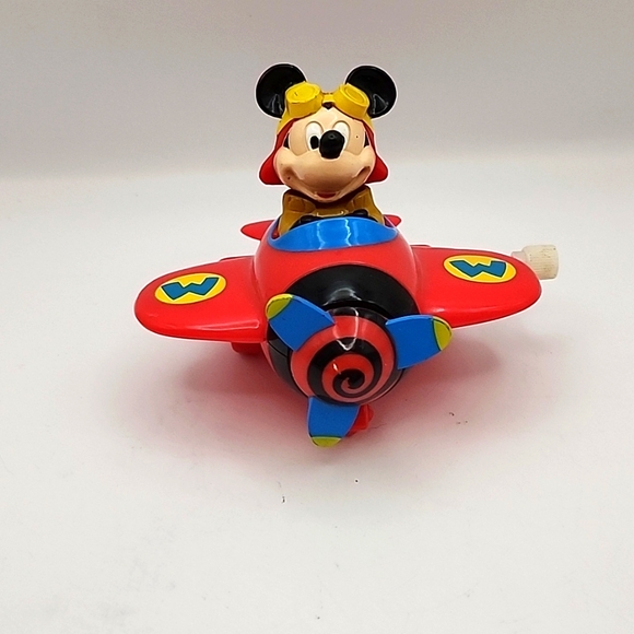 toy works largo | Other | Vintage Mickey Mouse Wind Up Airplane Toy ...